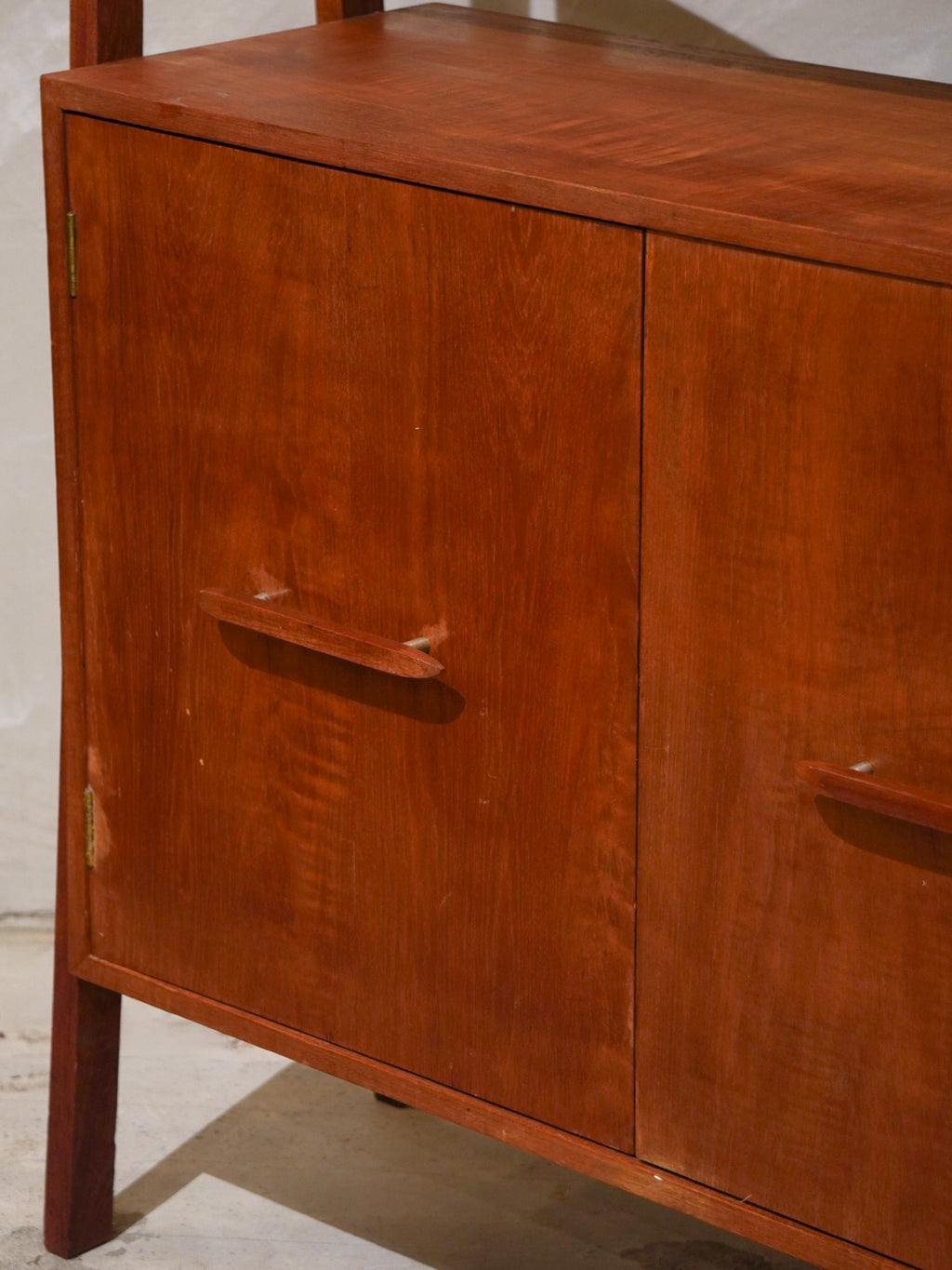 Teakwood open shelf, 1960s Sweden, VINTAGE SHARK ATTACK